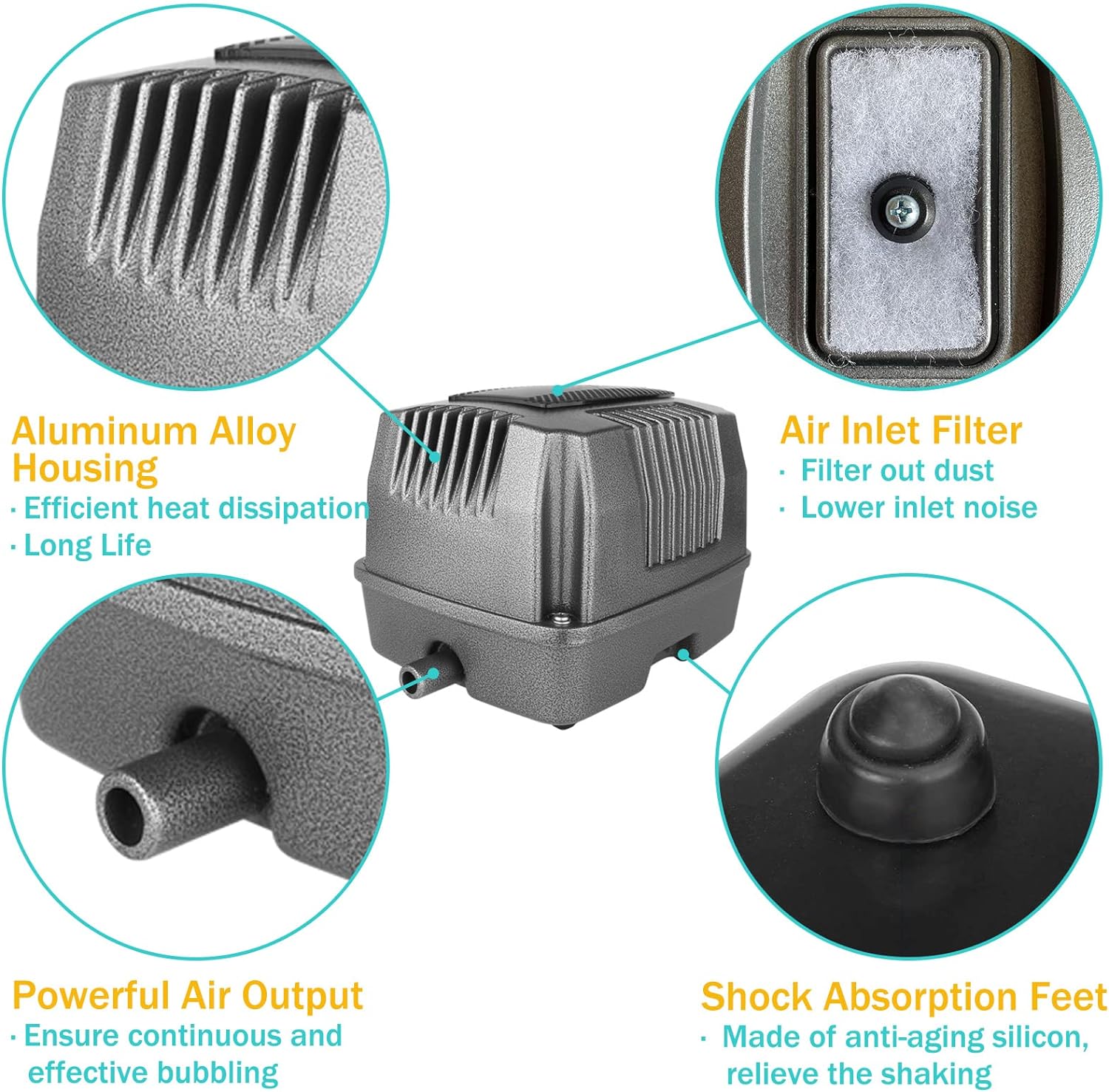 FUMAK Linear Air Pump KP-40/KP-60/KP-80 Review - Hydroponic Gardening