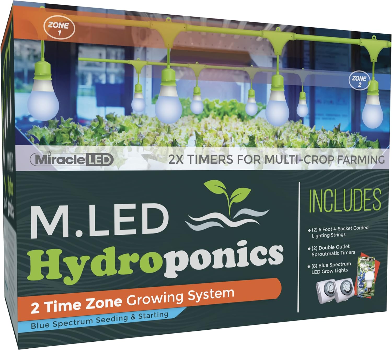 Miracle LED 2-Time Zone Hydroponics Indoor Growing System Review ...