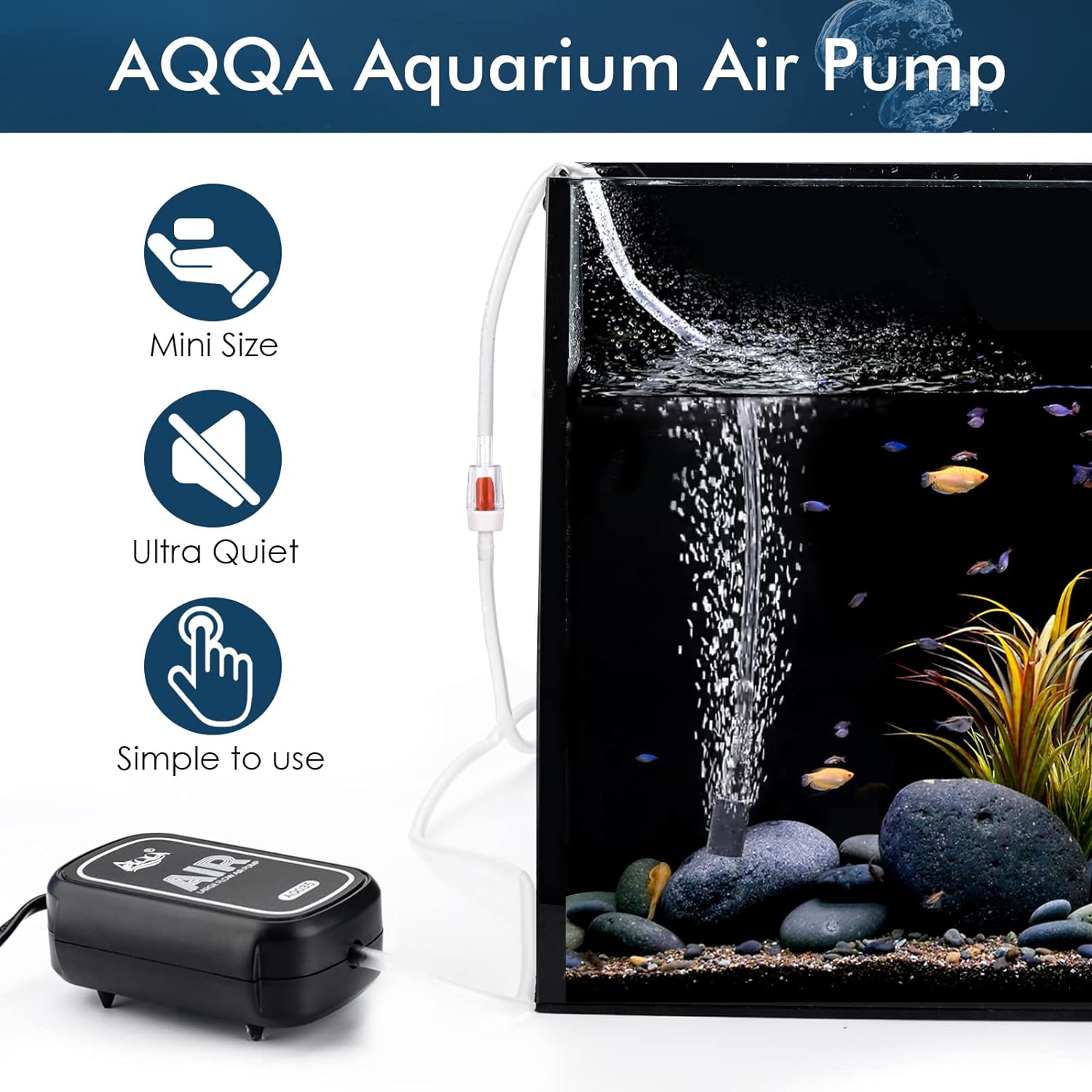Ultra Quiet Fish Tank Air Pump Review - Hydroponic Gardening