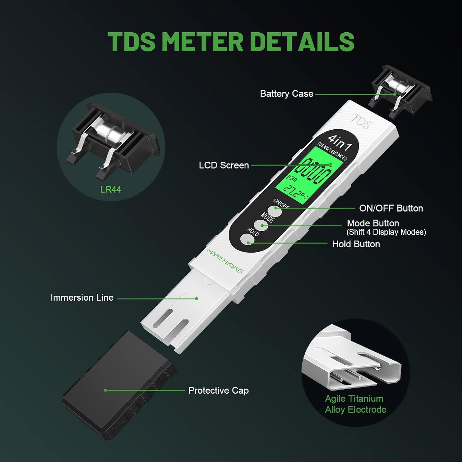 MARS HYDRO TDS and pH Meter Combo Review - Hydroponic Gardening