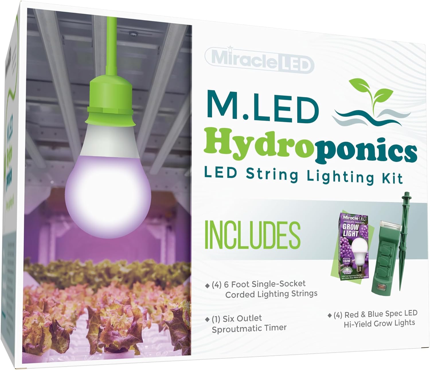 Miracle LED Hydroponics Grow Light Kit Review - Hydroponic Gardening