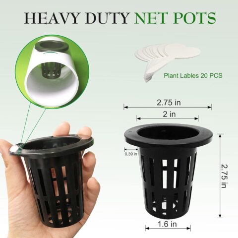 100 Pack Net Pots Review - Hydroponic Gardening