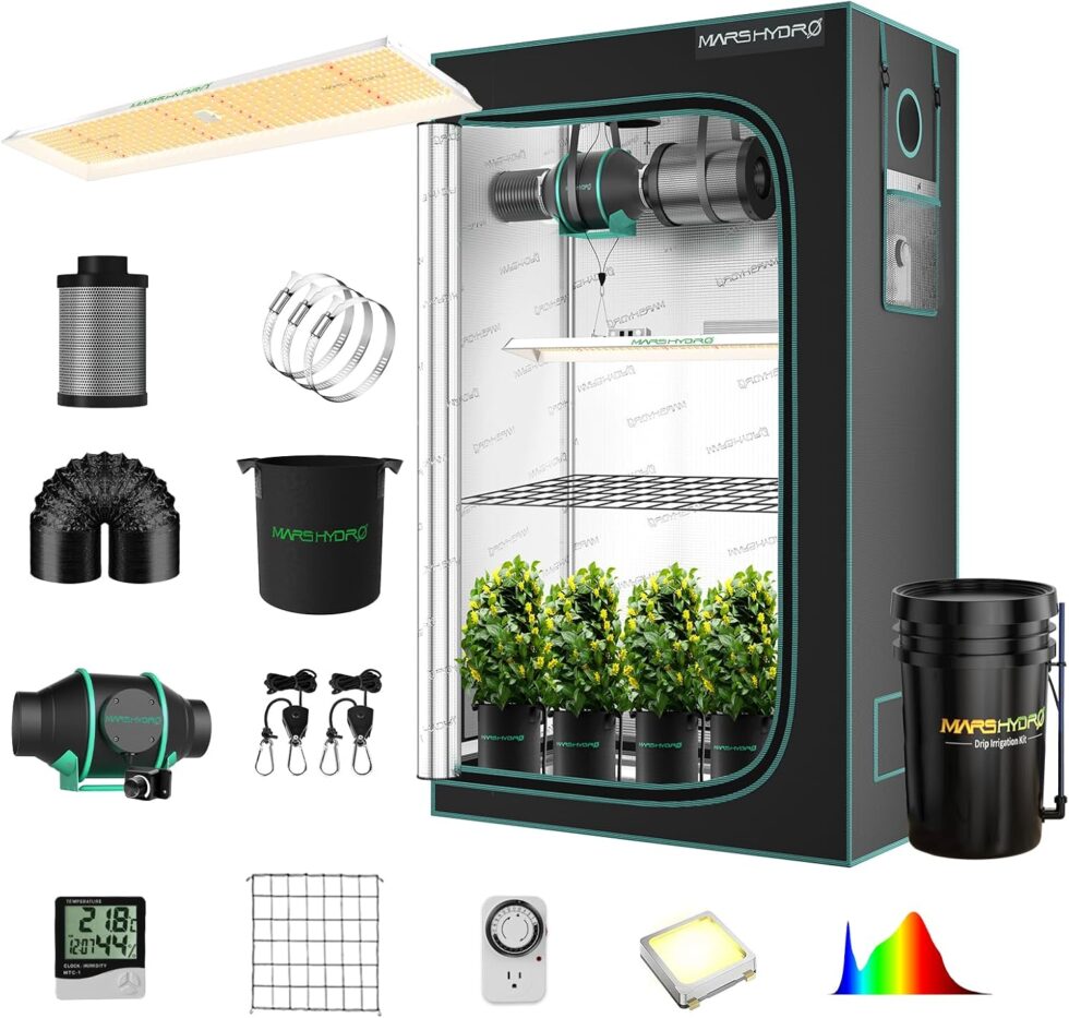 MARS HYDRO 2x4 Grow Tent Review - Hydroponic Gardening