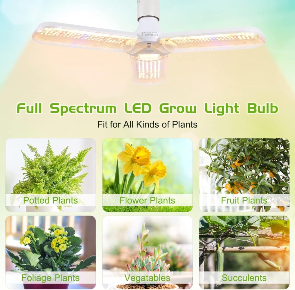 150W LED Grow Light Bulb Review - Hydroponic Gardening