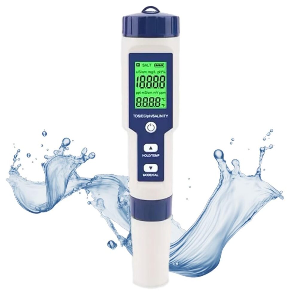 5-in-1 Pool Salt Tester & pH Meter Review - Hydroponic Gardening
